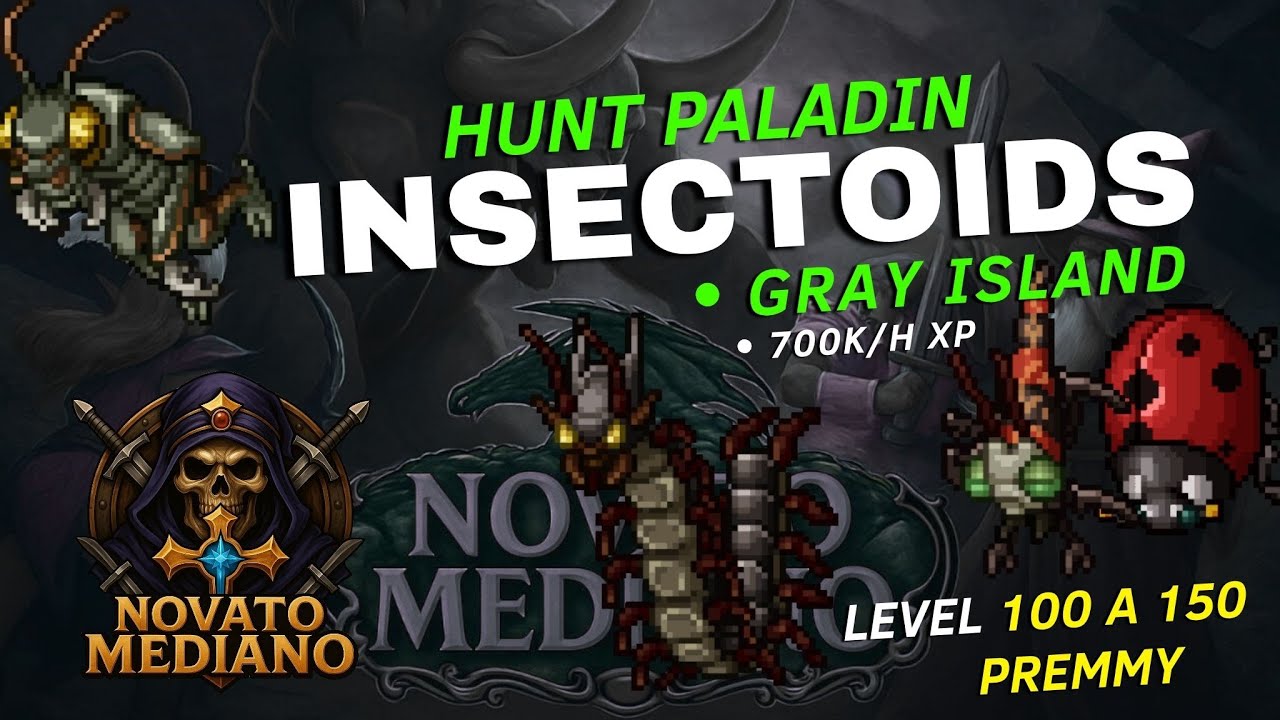 🔥 HUNT GRAY ISLAND SUPERFÍCIE! 600K XP/H + BESTIARY DE 4 CREATURES! 🏹💰 ...