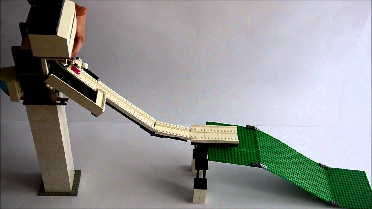 Working LEGO Ski jump - YouTube