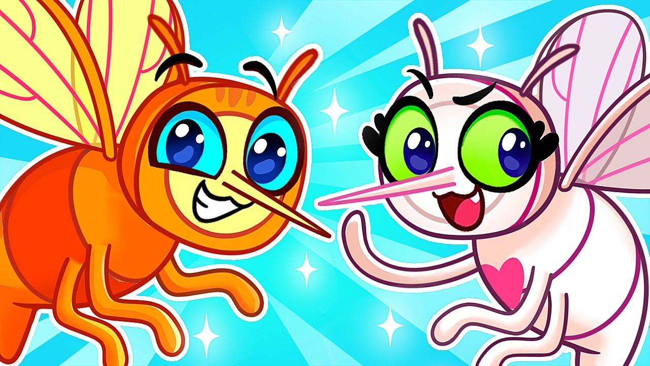 Go Away Mosquito 🪰 Don't Be Scared Bugs 🌟 Kids Educational Cartoon by ...