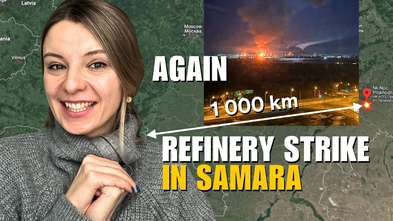 STRIKE ON REFINERY IN SAMARA AGAIN Vlog 635: War in Ukraine - YouTube
