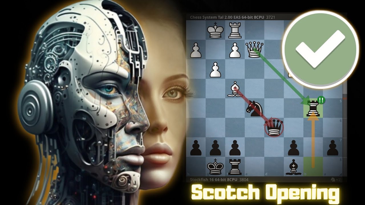 Stockfish 16 shows the Craziest Way to destroy the Scotch Opening ...