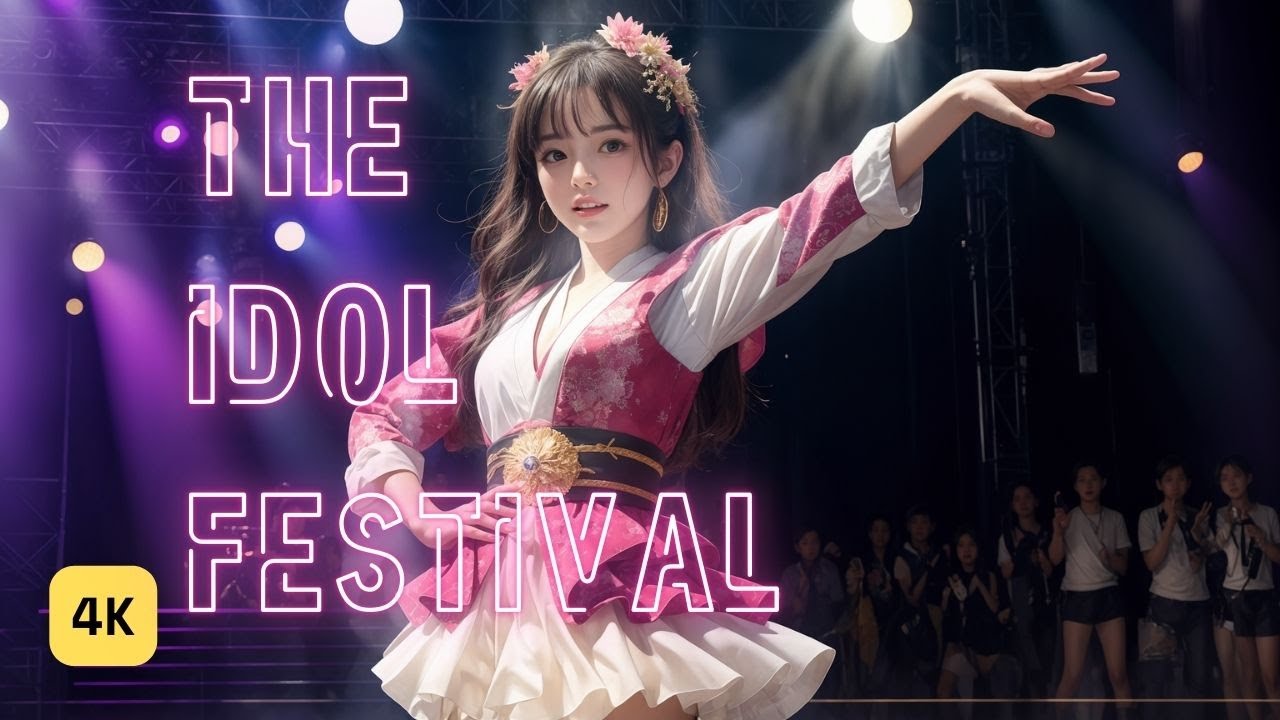 [4K] The Idol Festival アイドルフェスティバル LB59｜[Ai girl art lookbook] - YouTube