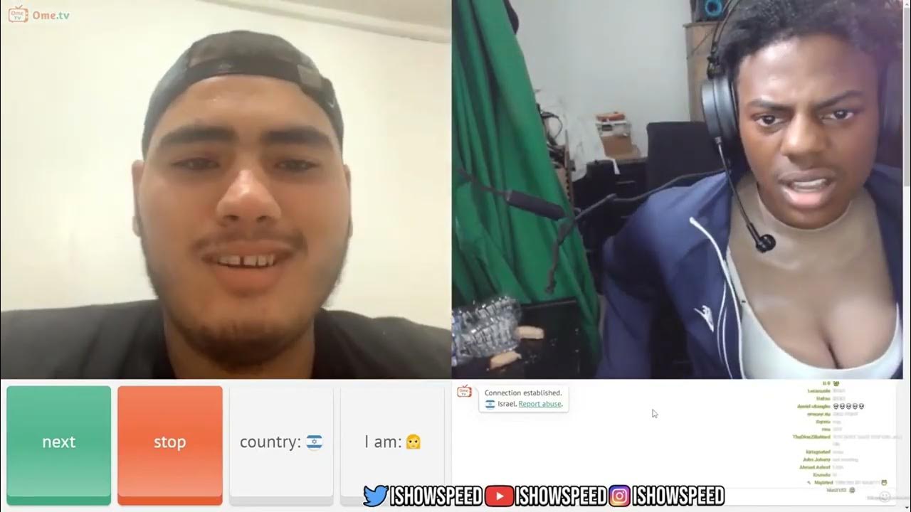 Ishowspeed Goes On Omegle With Voice Mod Youtube