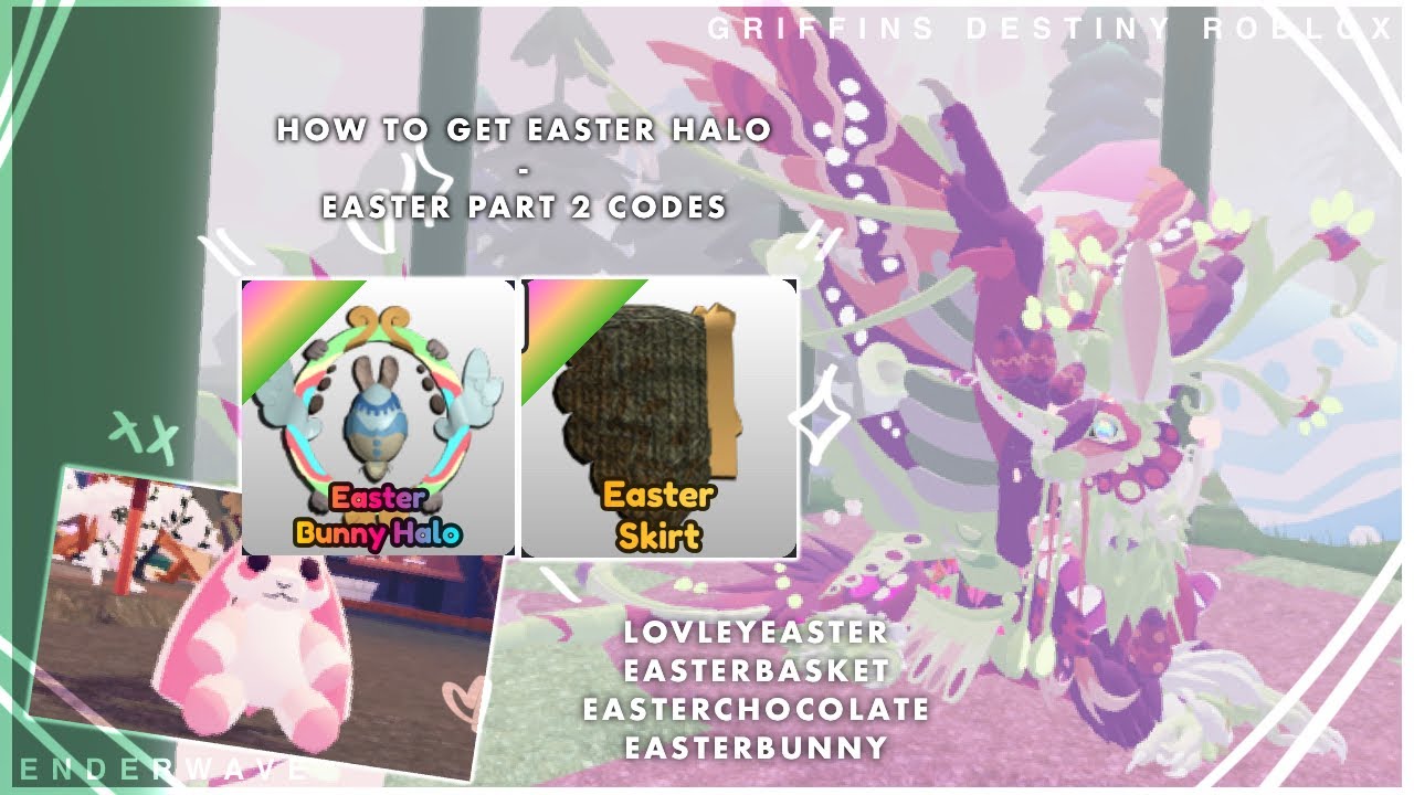 🐥 all easter codes . how to get easter halo . griffins destiny roblox ...