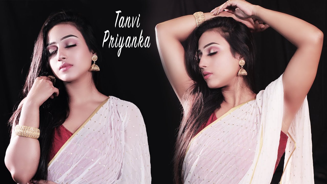 Model : Tanvi Priyanka | Fashion Hut Feat. Priyanka | White Chiffon ...
