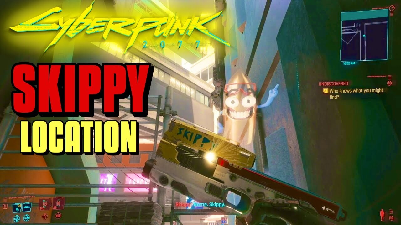 Cyberpunk 2077 How to get Skippy (Talking Gun) - YouTube