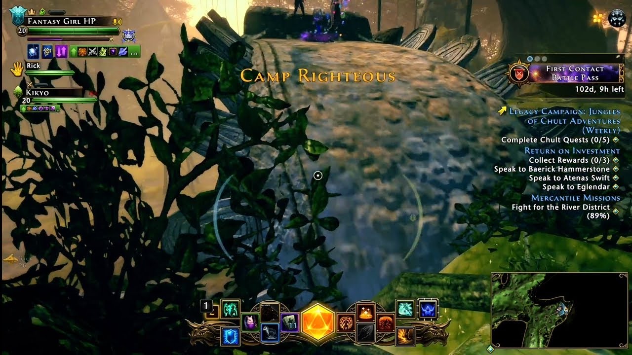 Camp Righteous Scrying Stone located, Neverwinter - YouTube