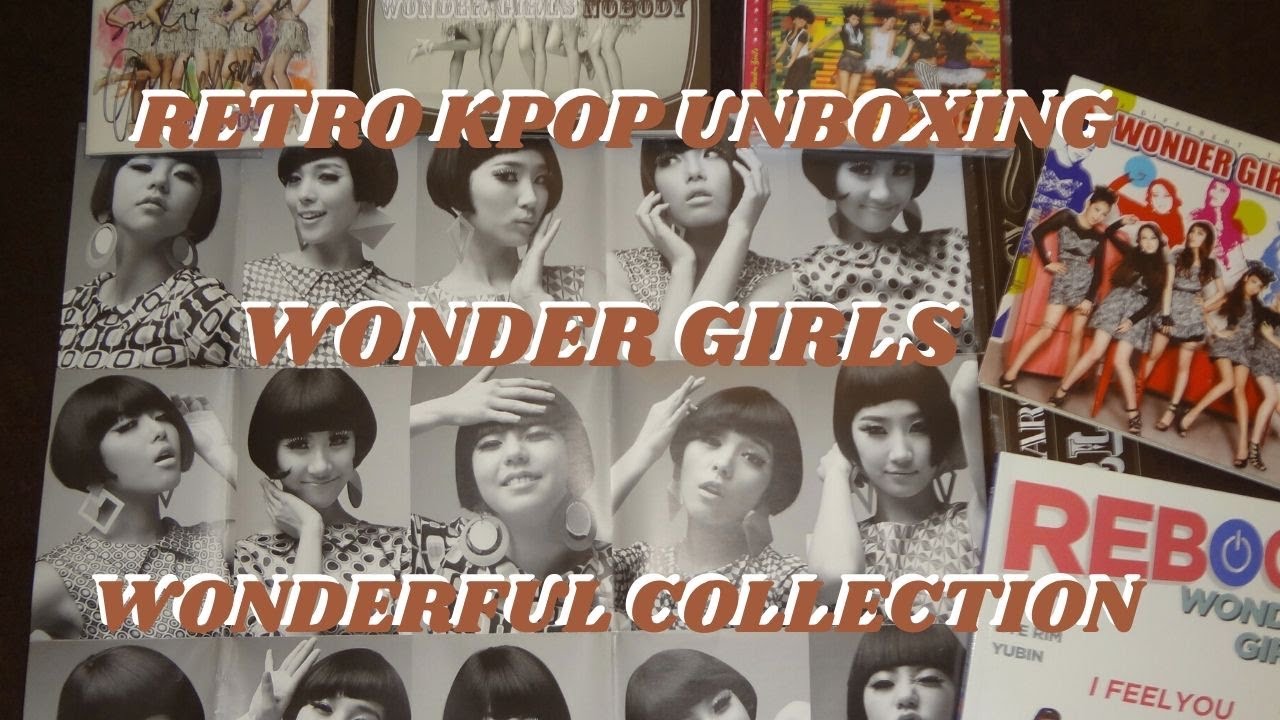 RETRO Old School KPOP Unboxing WONDER GIRLS Albums. THE WONDERFUL ...
