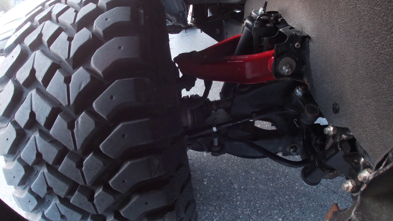 Nissan D22 front suspension tie rods problem with hd upper control arm ...