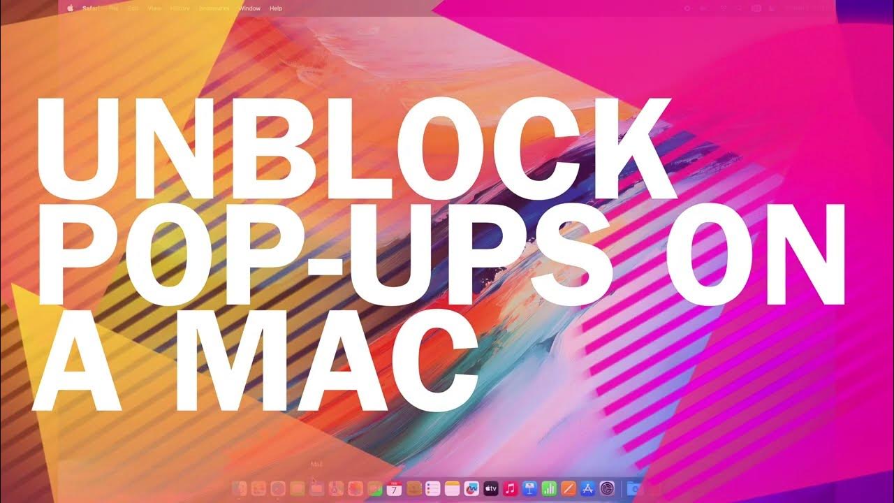How to block and unblock Safari pop-ups on your Mac - YouTube