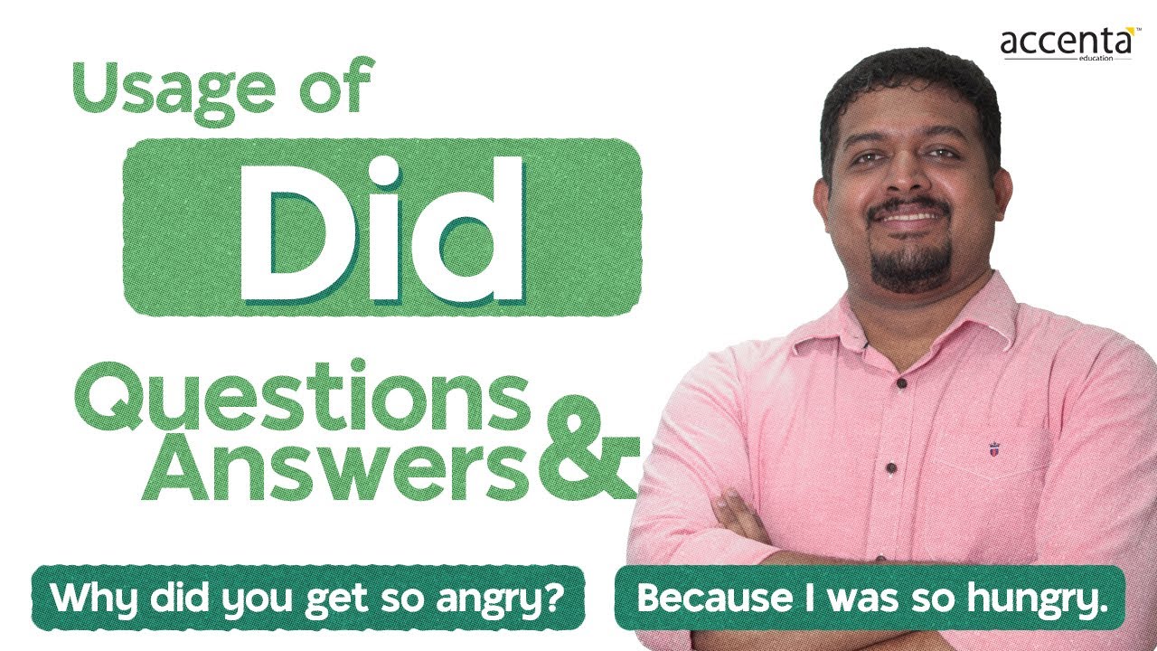 Using 'Did' Correctly: Questions and Answers | English Speaking ...