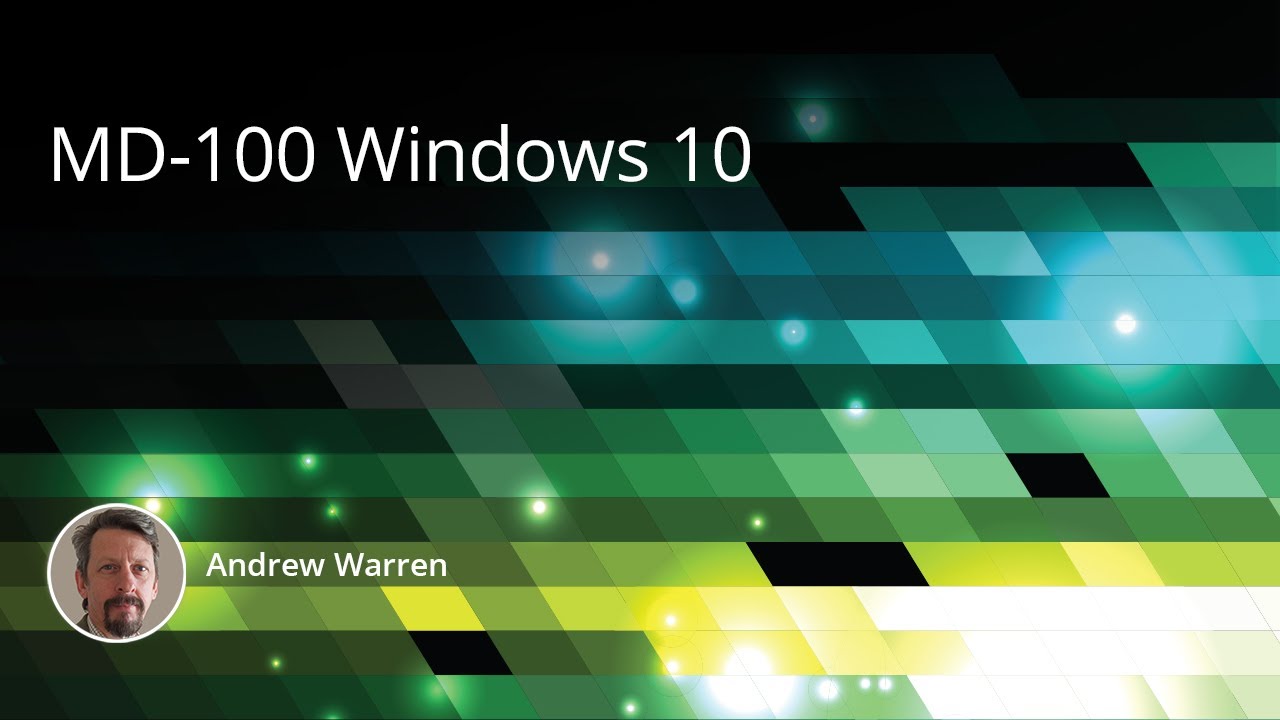 MD-100 - Lesson 2 - YouTube