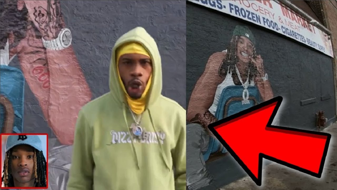 FYB J Mane Slides to O Block King Von Mural with Whoops Cereal - YouTube