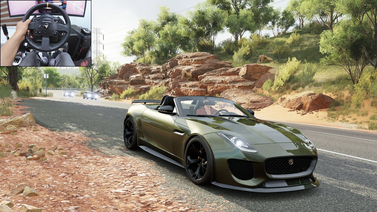 Jaguar F-Type Project 7 - Forza Horizon 3 | Thrustmaster TX gameplay ...