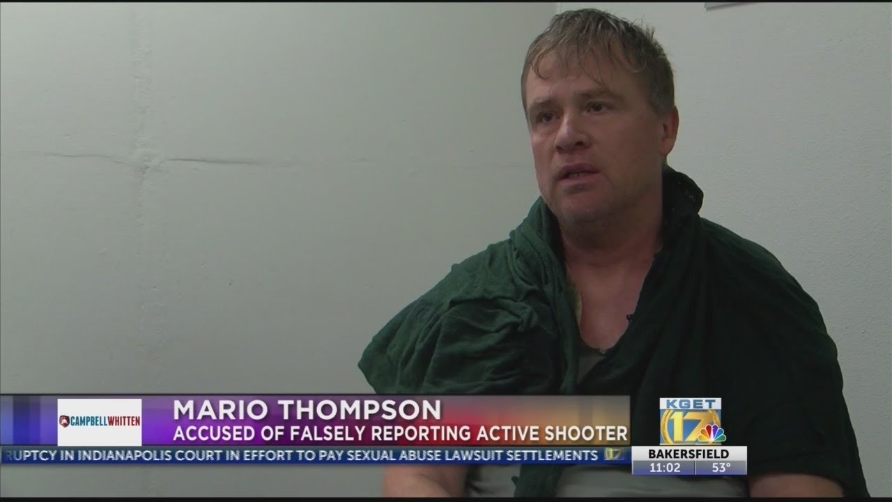 FULL INTERVIEW: Mario Thompson, suspect accused of reporting false ...