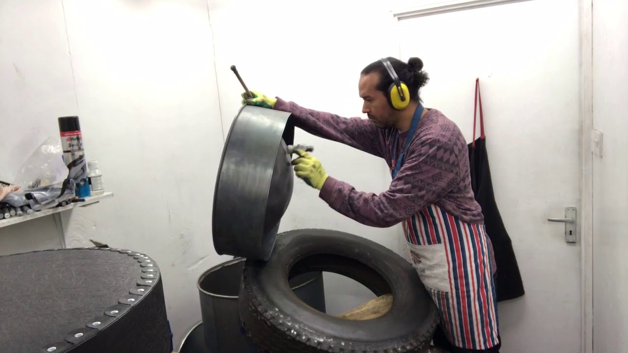 STEELPAN-MAKING A TENOR PAN(Part10) - YouTube