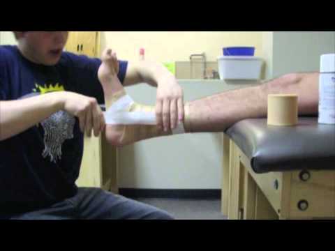 Inversion Ankle Taping - YouTube