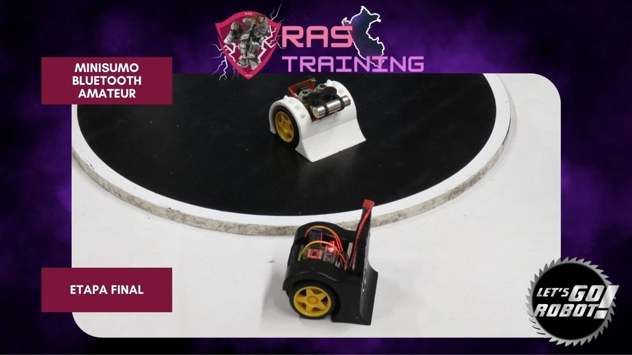 MiniSumo Bluetooth Amateur: Etapa FINAL - RAS Training UTEC 2023 - YouTube