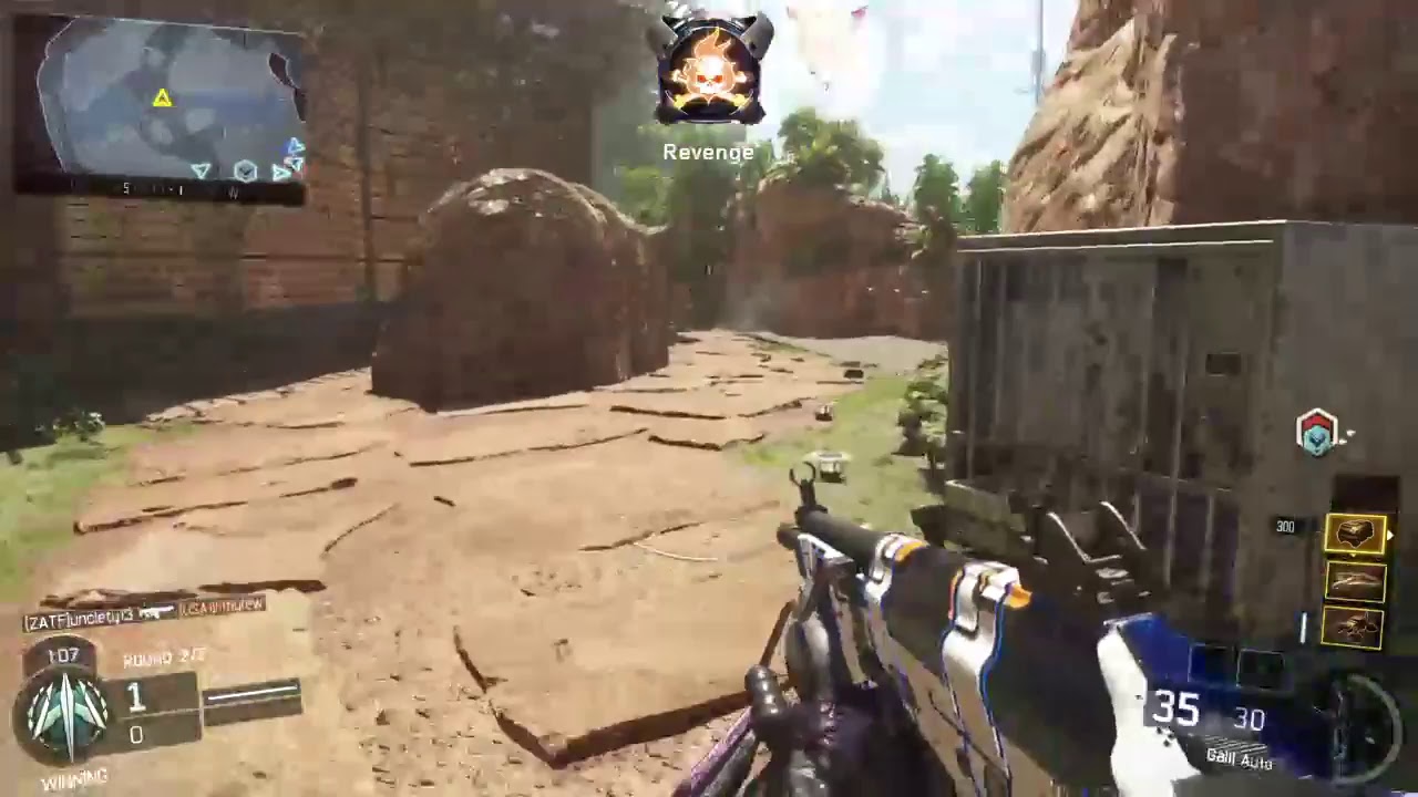 Bo3 galil an melee weapon gameplay - YouTube