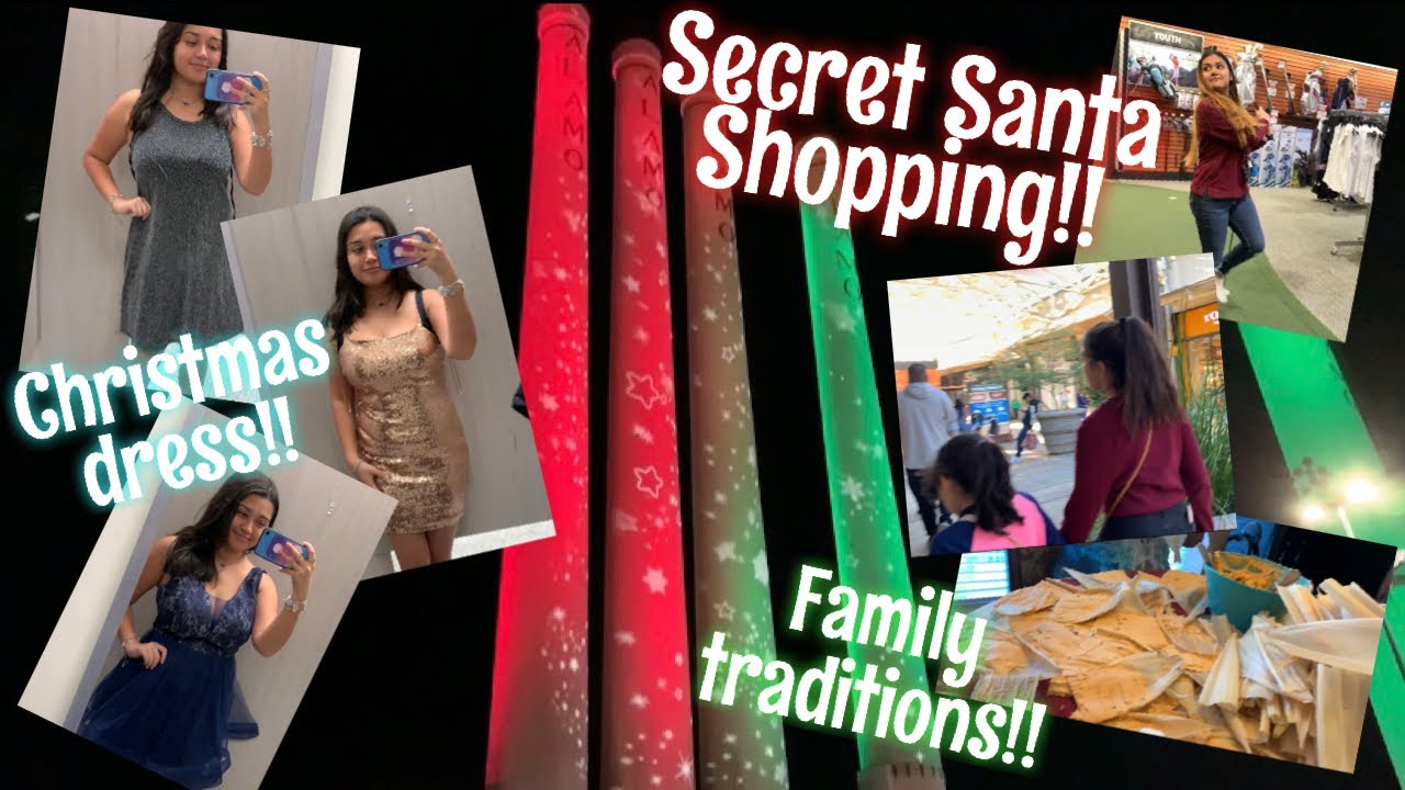 SECRET Santa Shopping!!! - YouTube