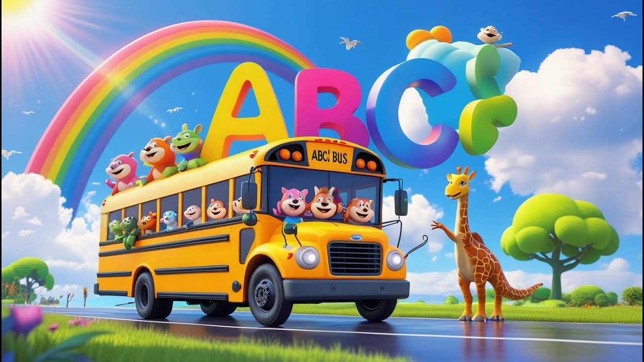 "ABC Song – Learn Alphabet with Fun Animals | Educational Kids Song ...