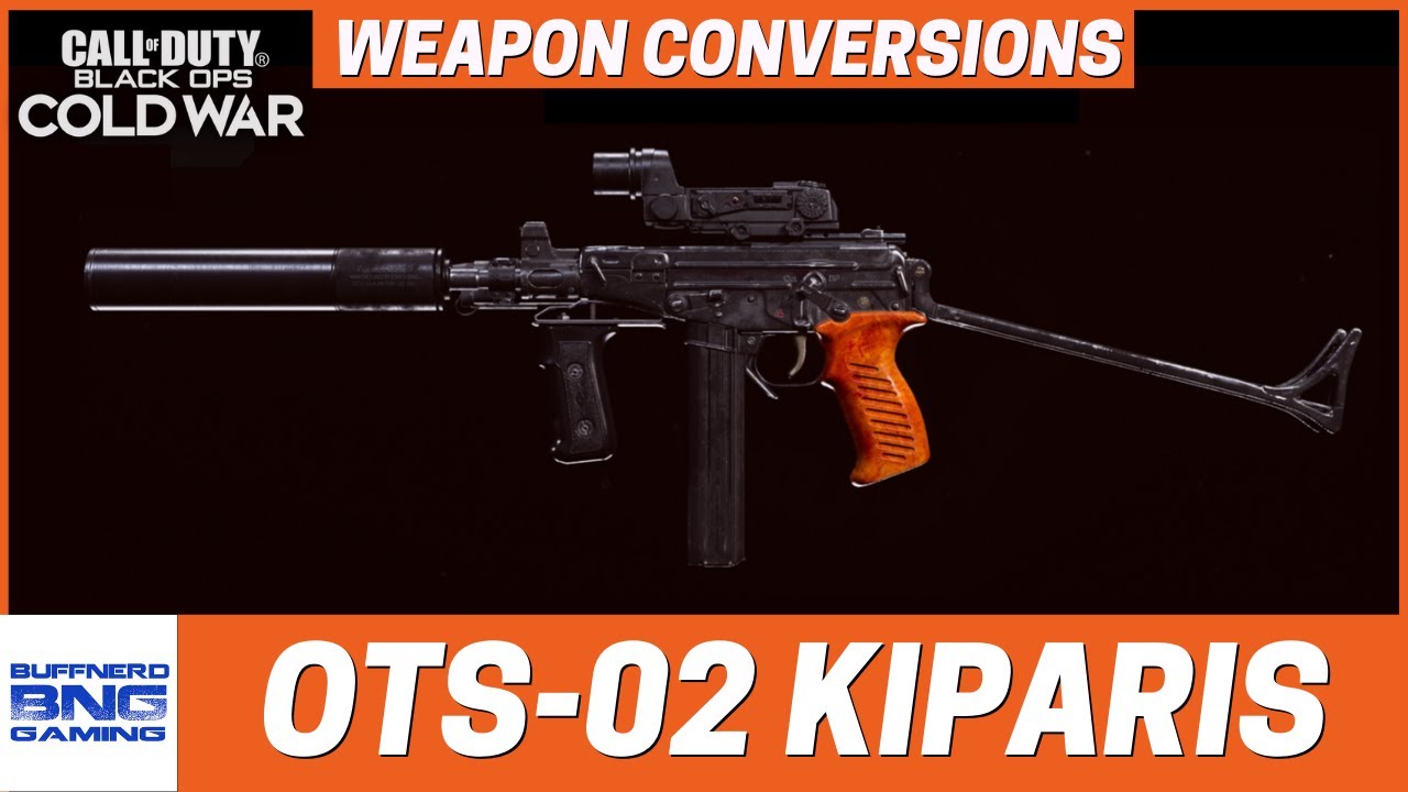 OTs-02 Kiparis Weapon Conversion - Call Of Duty Black Ops Cold War ...