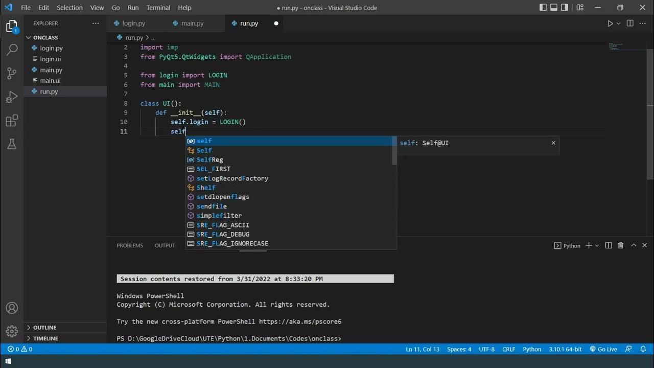 [PyQT5_04] Load nhiều form và share dữ liệu (loadUI) - YouTube