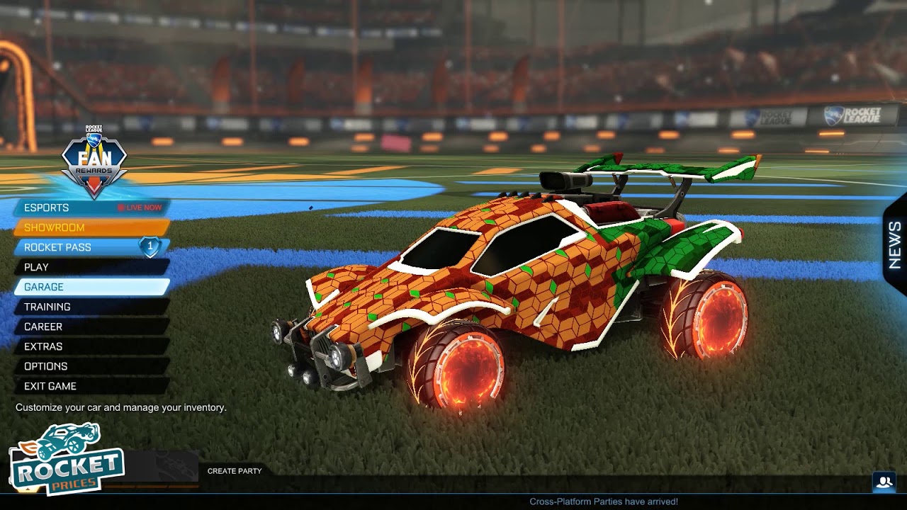 Rocket League All Ferocity Crate Items - Hex Tide, Intrudium, Zowie ...