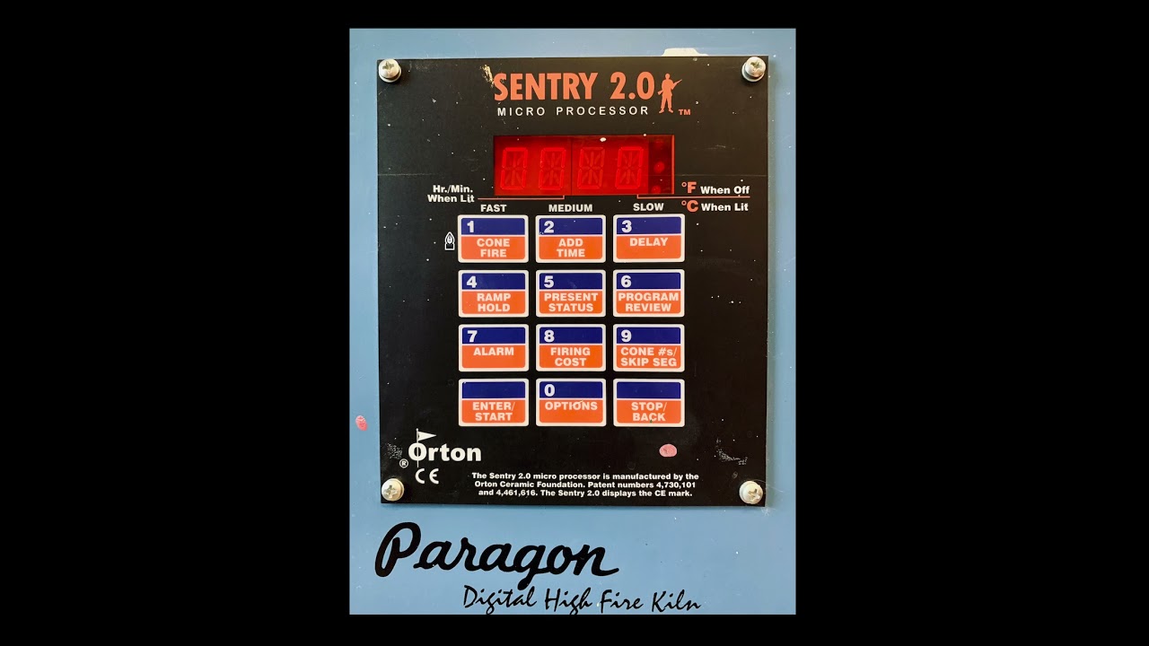 How to Bisque Fire for a Sentry 2.0 Paragon Kiln - YouTube