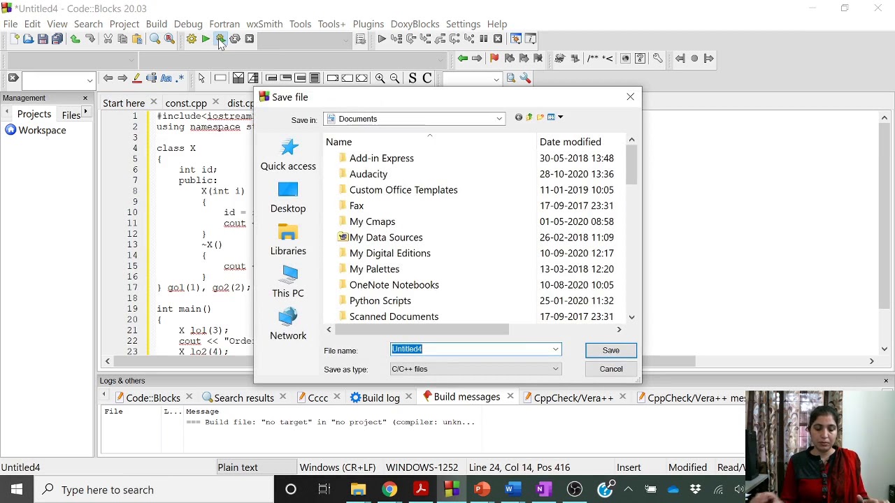 10 3 Order Of Execution Of Constructors And Destructors Youtube