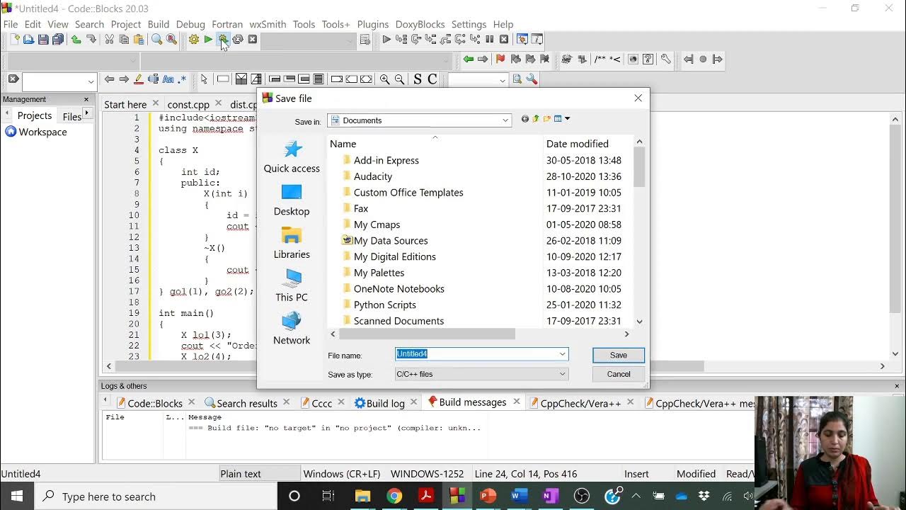 10.3 Order of Execution of Constructors and Destructors - YouTube