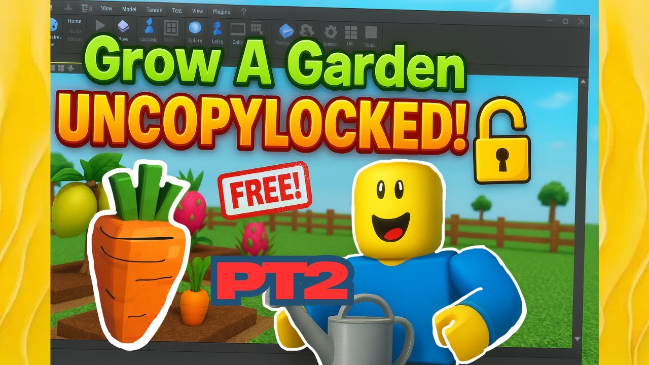 How To Add SEEDS | Grow A Garden UNCOPYLOCKED | pt2 - YouTube