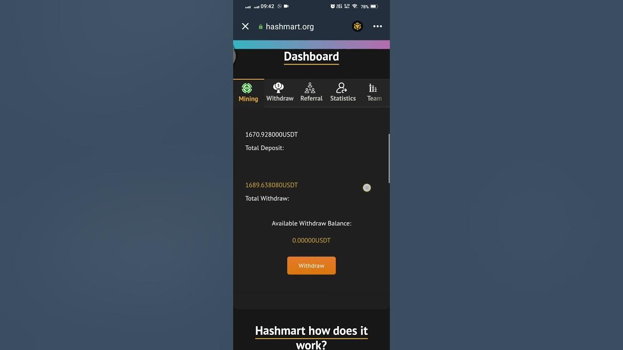 Hashmart.org is a big Scam on Binance Smart Chain | #scam #scamalertreviews #cryptomining - YouTube