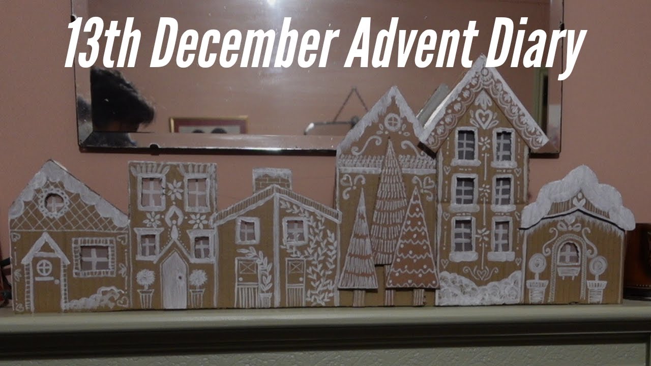 Cardboard Gingerbread Houses Tutorial. A Cheap and Easy DIY for ...