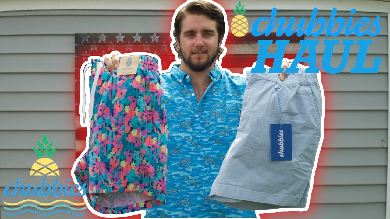 CHUBBIES HAUL/REVIEW!!! (I GET SQUIRTED?!?) - YouTube