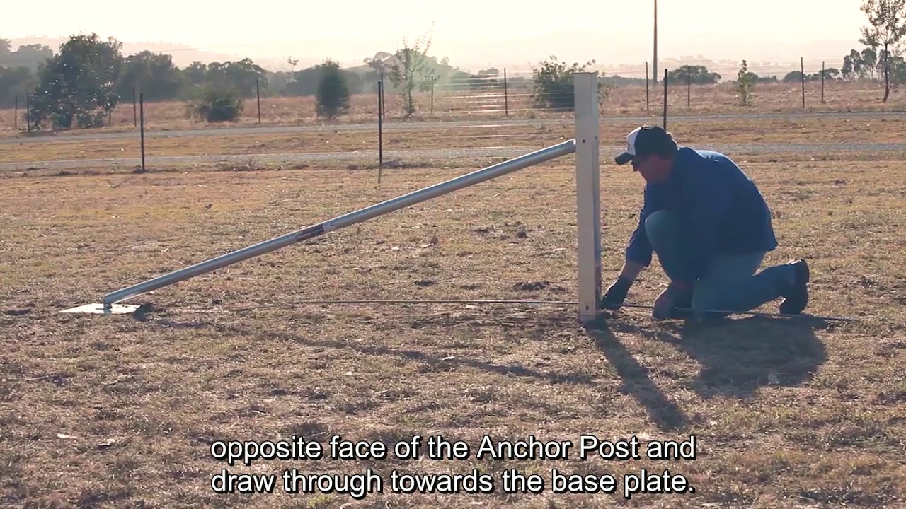 Whites Rural Stockpost End Assembly - YouTube