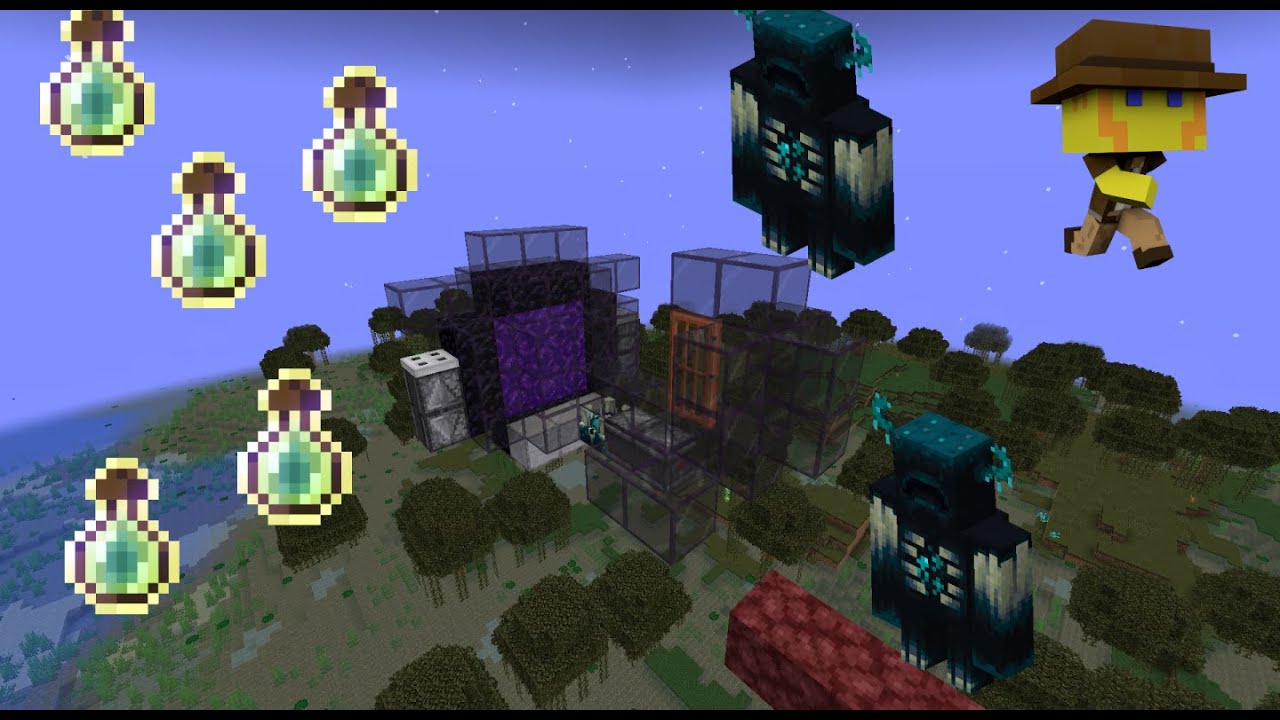 Super Simple and easy to build! Semi Afk Warden EXP Farm For ...