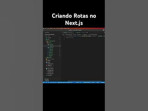 Como Criar Rotas Dinâmicas no Next.js #javascript #nextjs #frontend - YouTube