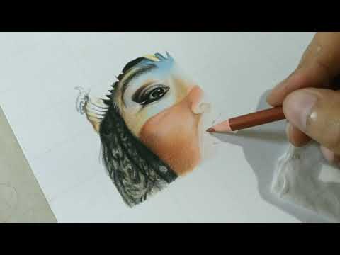 Xian Lang (Mulan 2020) #1 | Timelapse Drawing Color Pencil