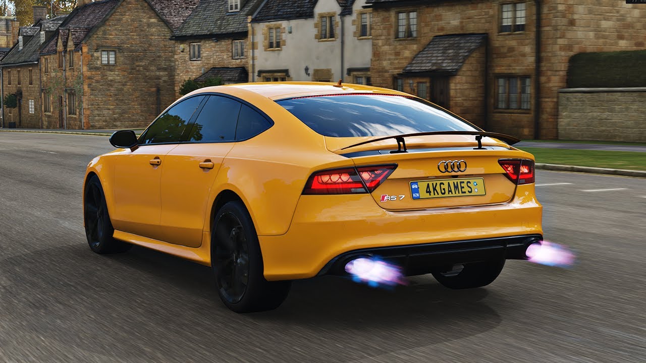 Forza Horizon 4 - Audi Rs7 - Test drive 4K PC 60 FPS - YouTube
