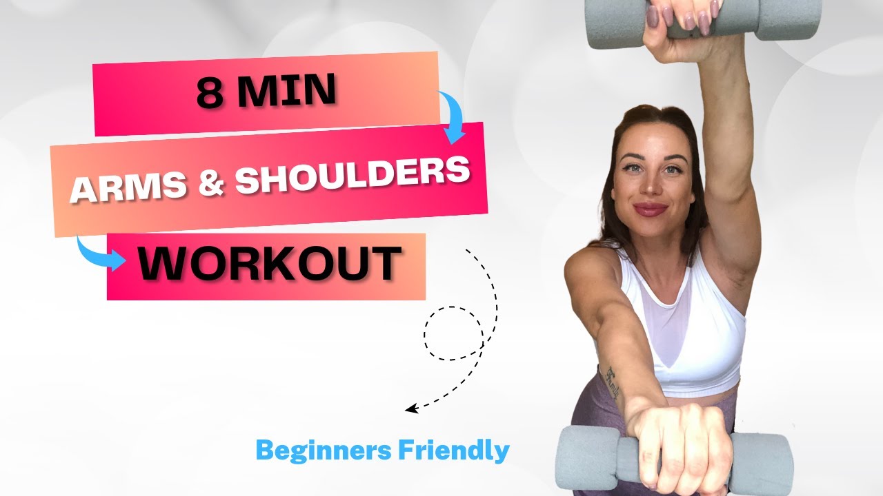 8 MIN| ARMS AND SHOULDERS WORKOUT| Easy to follow, suitable for the ...