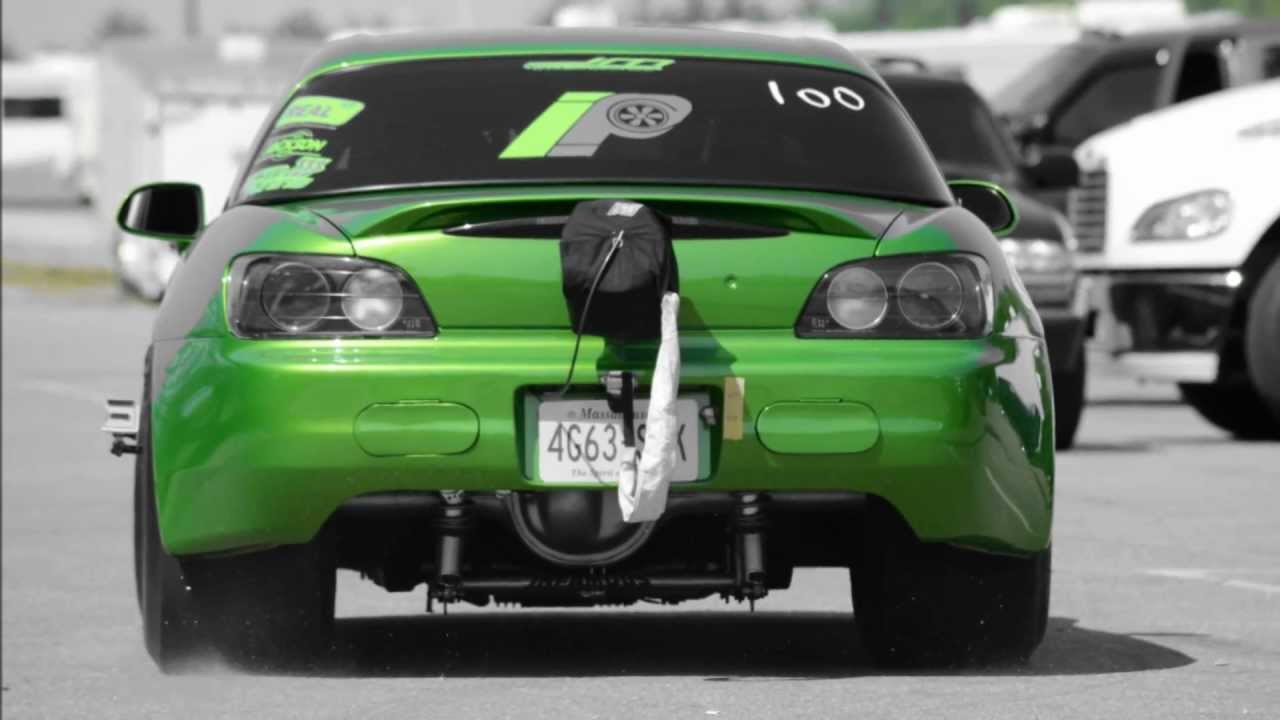 10 second 4g63 S2K, Turbo S2000 Drag Race, TJ 10.14 @ 134mph SLOW MO ...