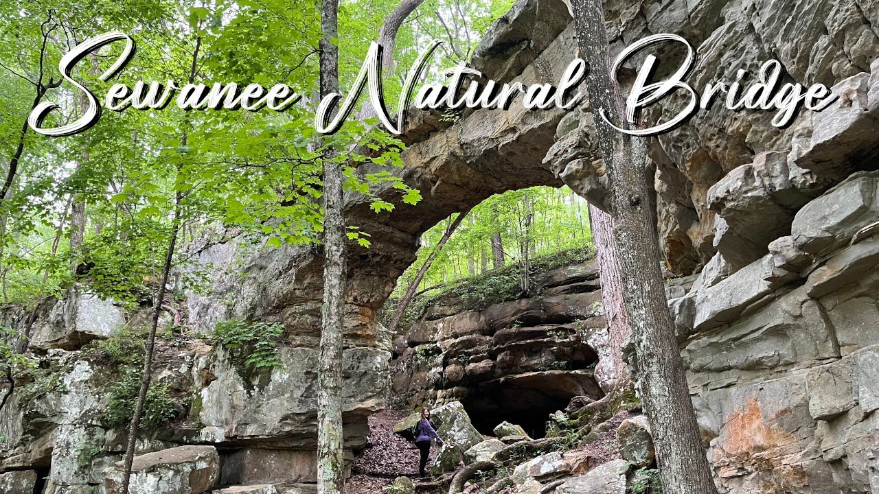 Sewanee Natural Bridge - A Natural Wonder! - YouTube