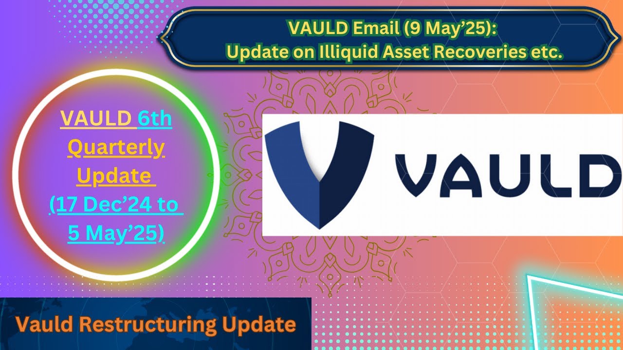 📢 VAULD 6th Quarterly Update Explained | Vauld Withdrawal | Vauld ...