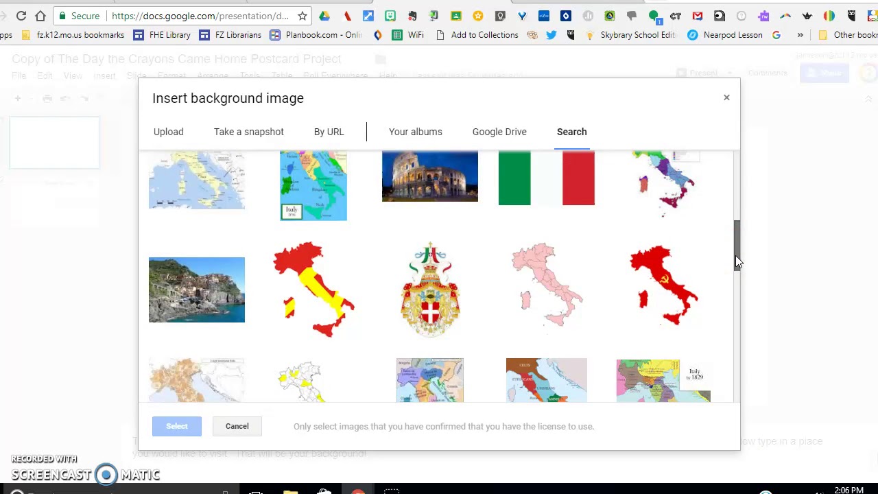 Google Slides Postcard Project - YouTube