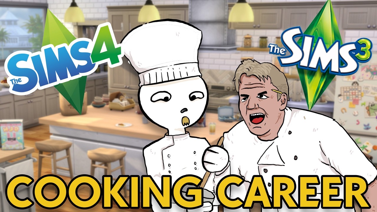 Cooking Career The Sims 3 vs The Sims 4 - YouTube