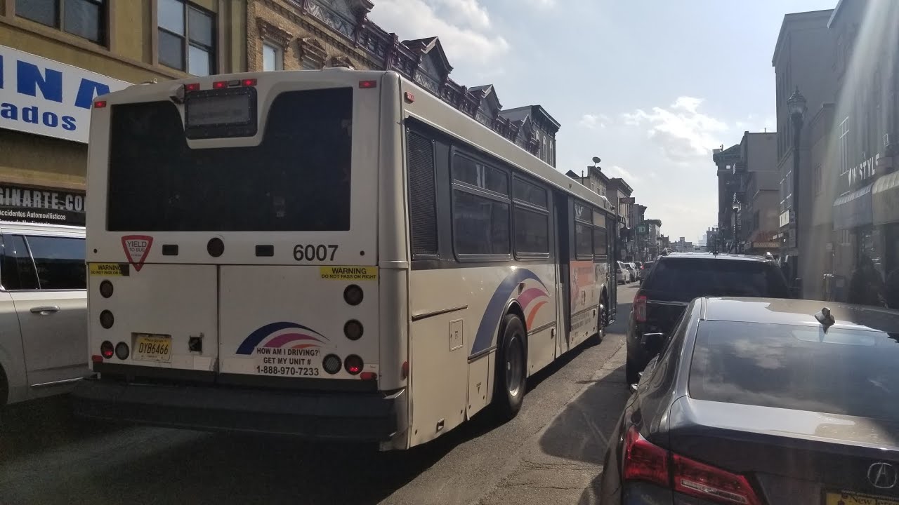 NJT ONE Bus 84 Journal Square via Bergenline (NABI 416.15 6007 ...