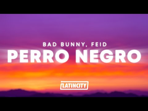 Bad Bunny, Feid - PERRO NEGRO (Letra)
