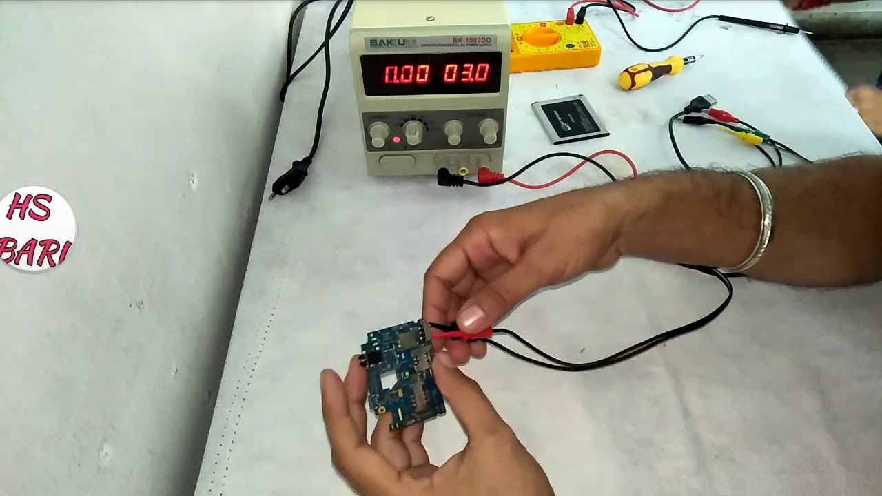 How to check mobile phone PCB for short-circuit by using DC supplier ...