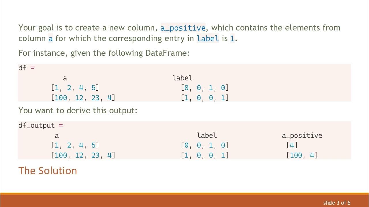 How to Access Values in a Pandas DataFrame Based on Another List Column ...